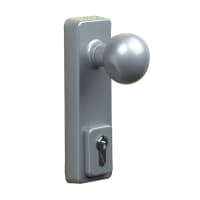 Briton 1413 Knob Operated Outside Access Device Satin Stainless Steel