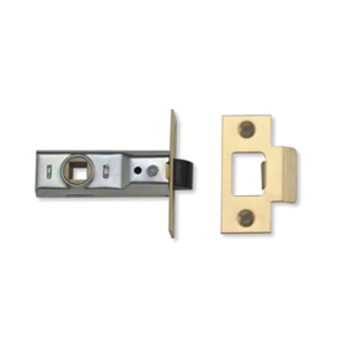 Union Tubular Latch 76mm Silver Enamel