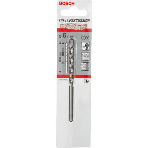 Bosch Drilling Percussion Bit 100mm Silver