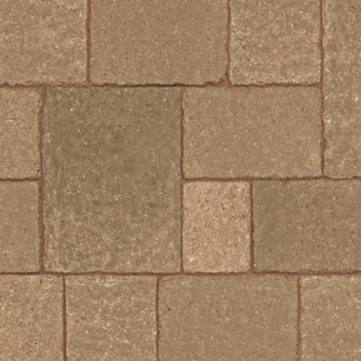 Marshalls Drivesett Tegula Harvest Brown Block Paving 240 x 160 x 50mm