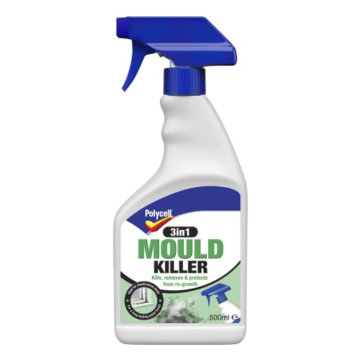 Polycell 3 In 1 Mould Killer Spray 500ml