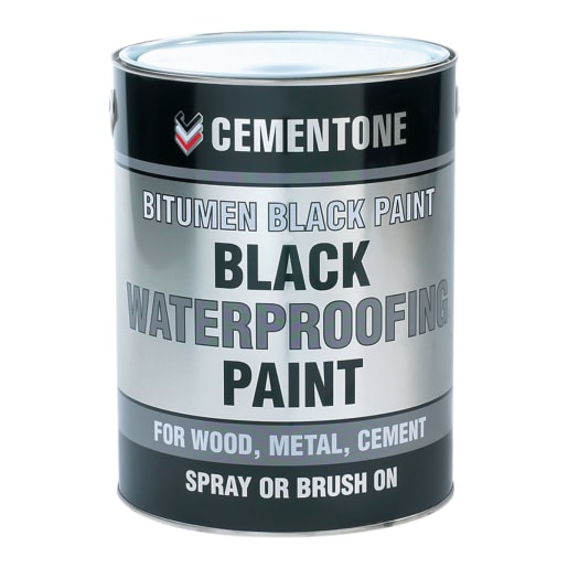 Bostic Cementone Bitumen Waterproof Paint 5.0L Black