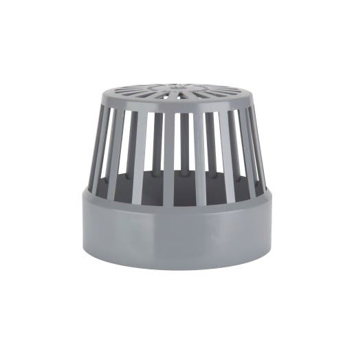 Wavin OsmaSoil Balloon Grating 110mm Grey