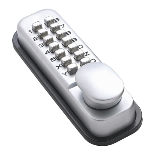 Briton 9160.SV Mechanical Push Button Lock Silver