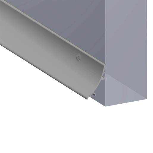 Stormguard Rain Deflector Mill Finish Aluminium 914mm x 63mm