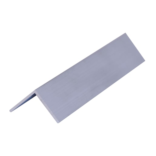 Stormguard Aluminium Angle Edging 50 x 50 x 1.6mm Mill Finish 2438mm