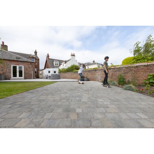 Marshalls Drivesett® Tegula Block Paving 160 x 160 x 50mm Grey