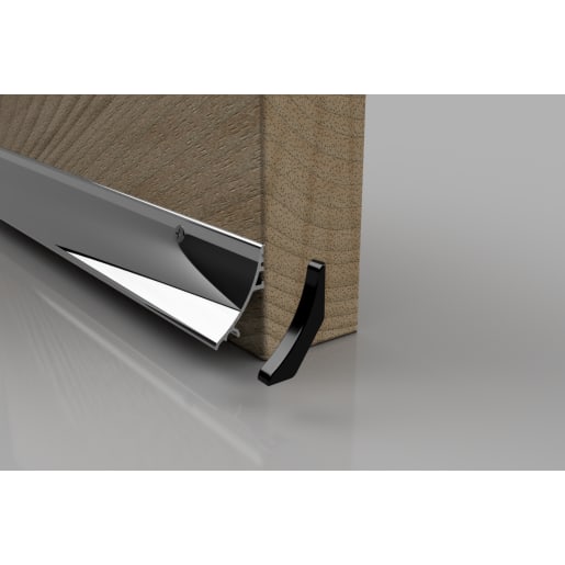 Stormguard Rain Deflector Matt Silver Finish Aluminium 2000mm x 32mm