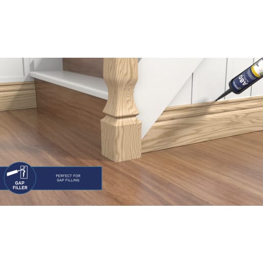 Bostik A80 Acrylic Instantly Paintable Decorators Caulk 310ml White