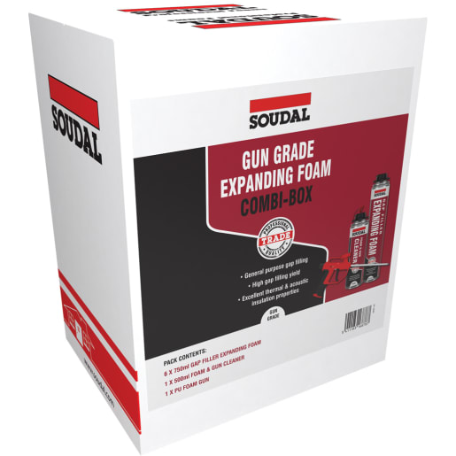 Soudal Trade Range Decorators Caulk Pack 6 x 290ml White