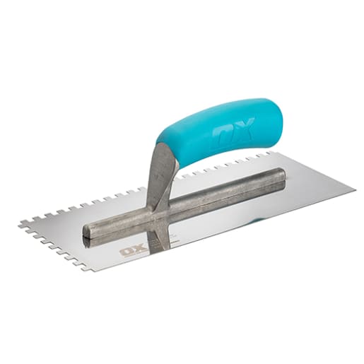 OX Trade Notched Tiling Trowel 6mm OX Trade Notched Tiling Trowel 6mm